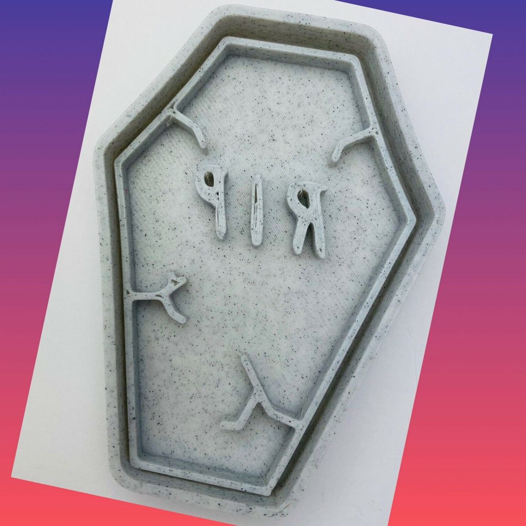 Coffin RIP Halloween Cookie Cutter - Everything For Cakes