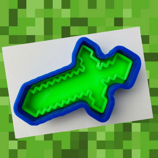 Minecraft Sword Cookie Cutter - Everything For Cakes