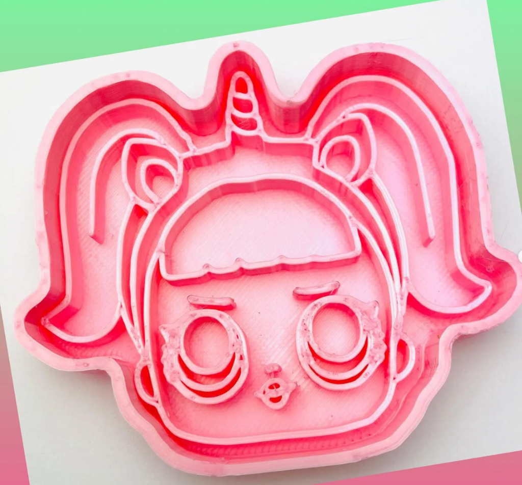 Lol Doll Surprise Ponytail Cookie Cutter - Everything For Cakes