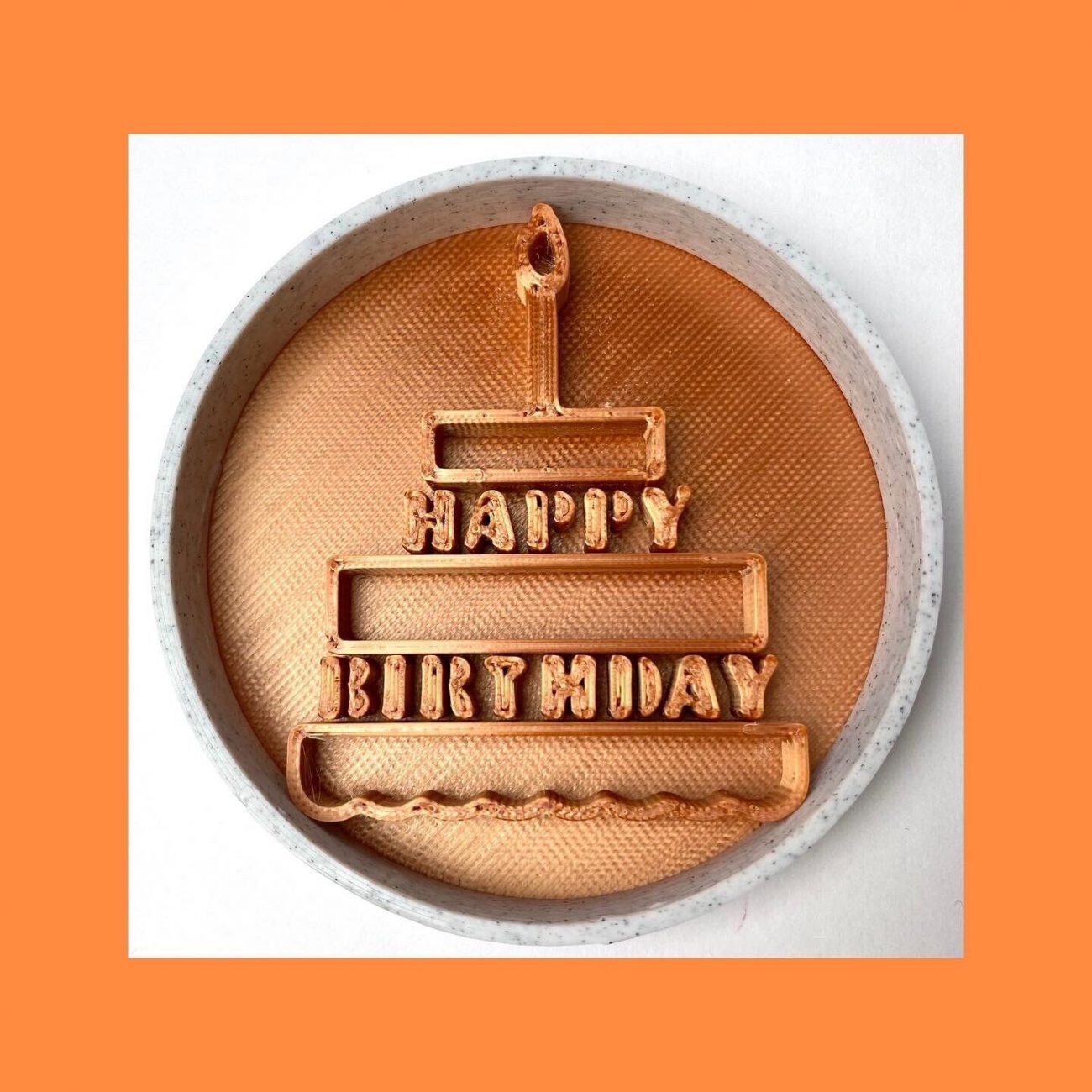Happy Birthday Candle Cookie Cutter - Everything For Cakes